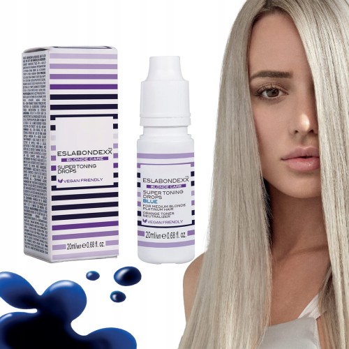 Eslabondexx Super Toning Drops Blue 20ml tonizujący pigment niebieski ...